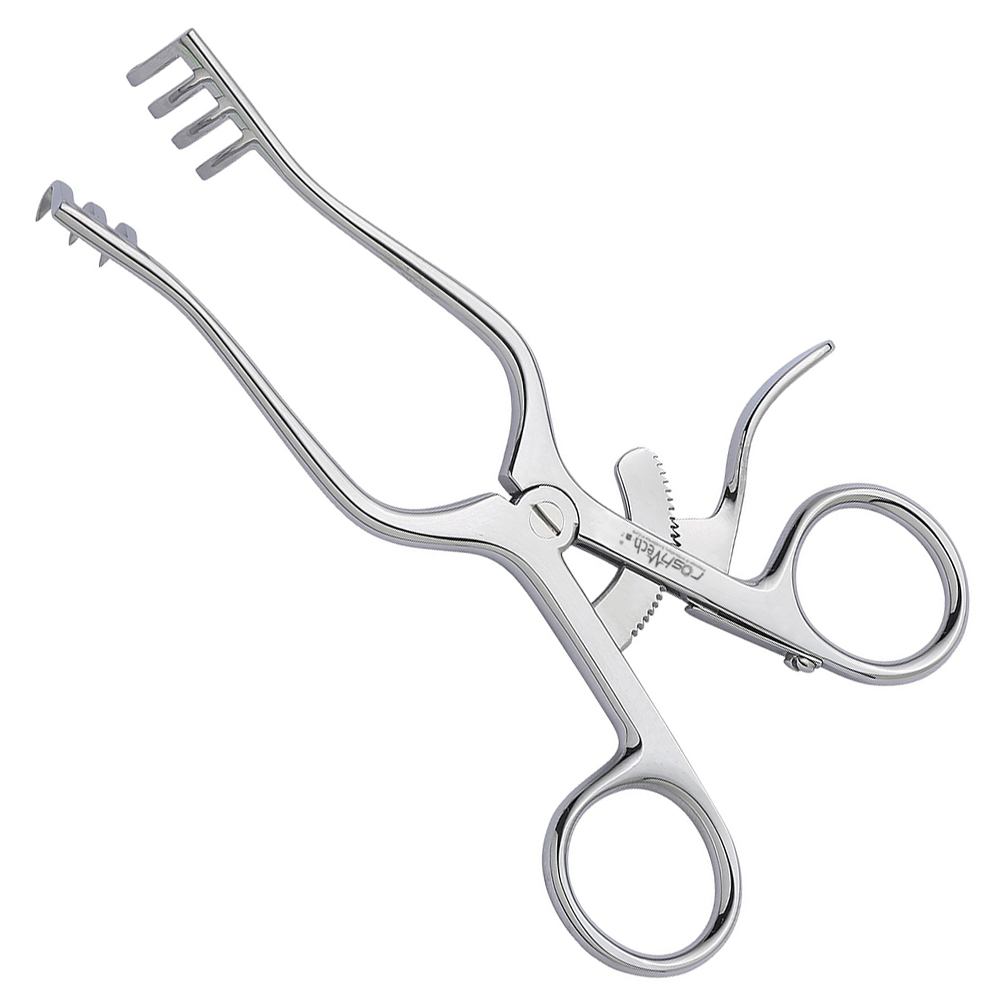 Weitlaner Self-Retaining Retractor 3×4 Blunt Prongs – Rosh Tech