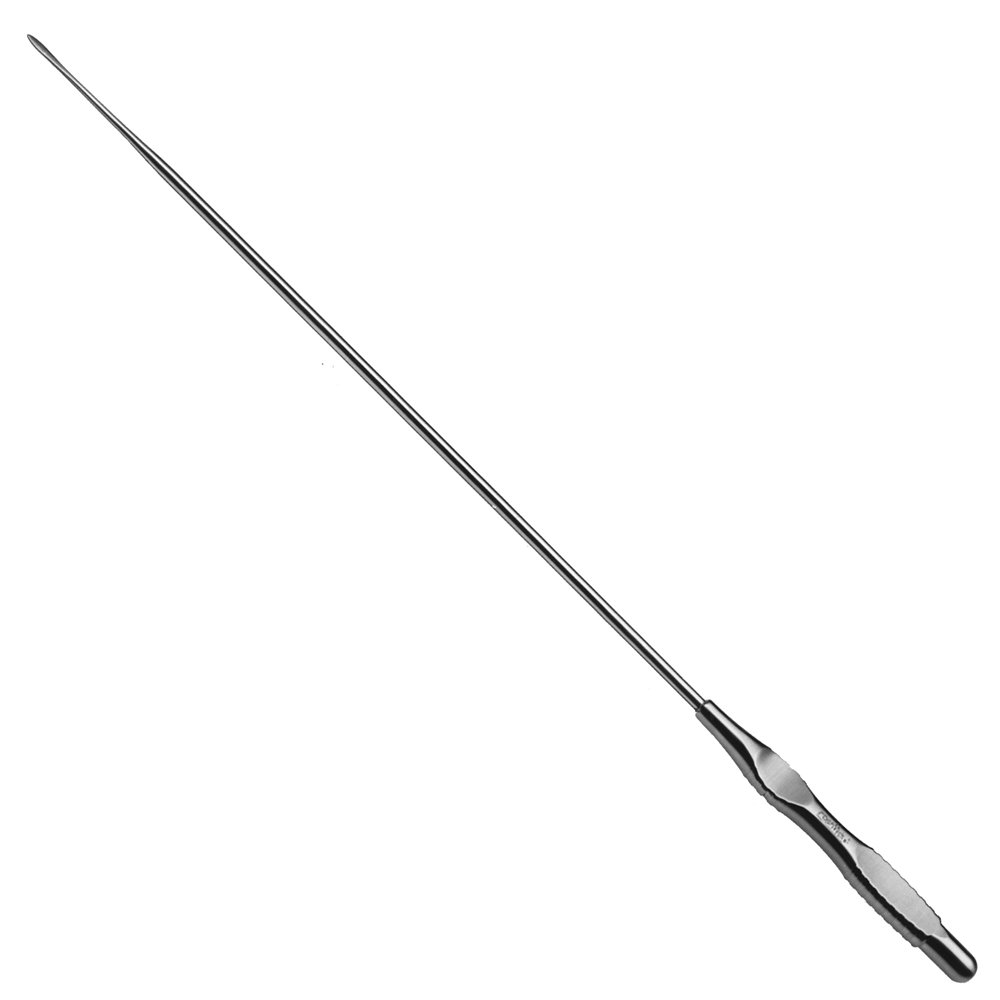 Mictec Dissector Spatula - Semi-Sharp, Curved Up, 300mm Working Length ...